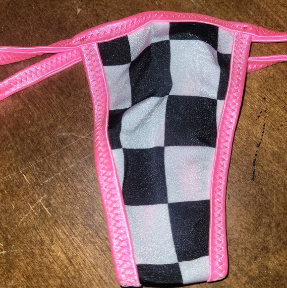 Handmade | Swim | Nwot Handmade Nascar Racing Checkered Flag Triangle ...